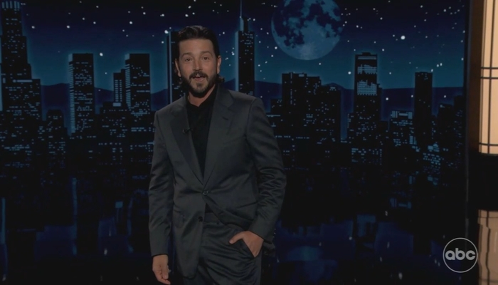 Kimmel Guest Host Diego Luna Says Democracy 'Can Disappear' Without Kimmel